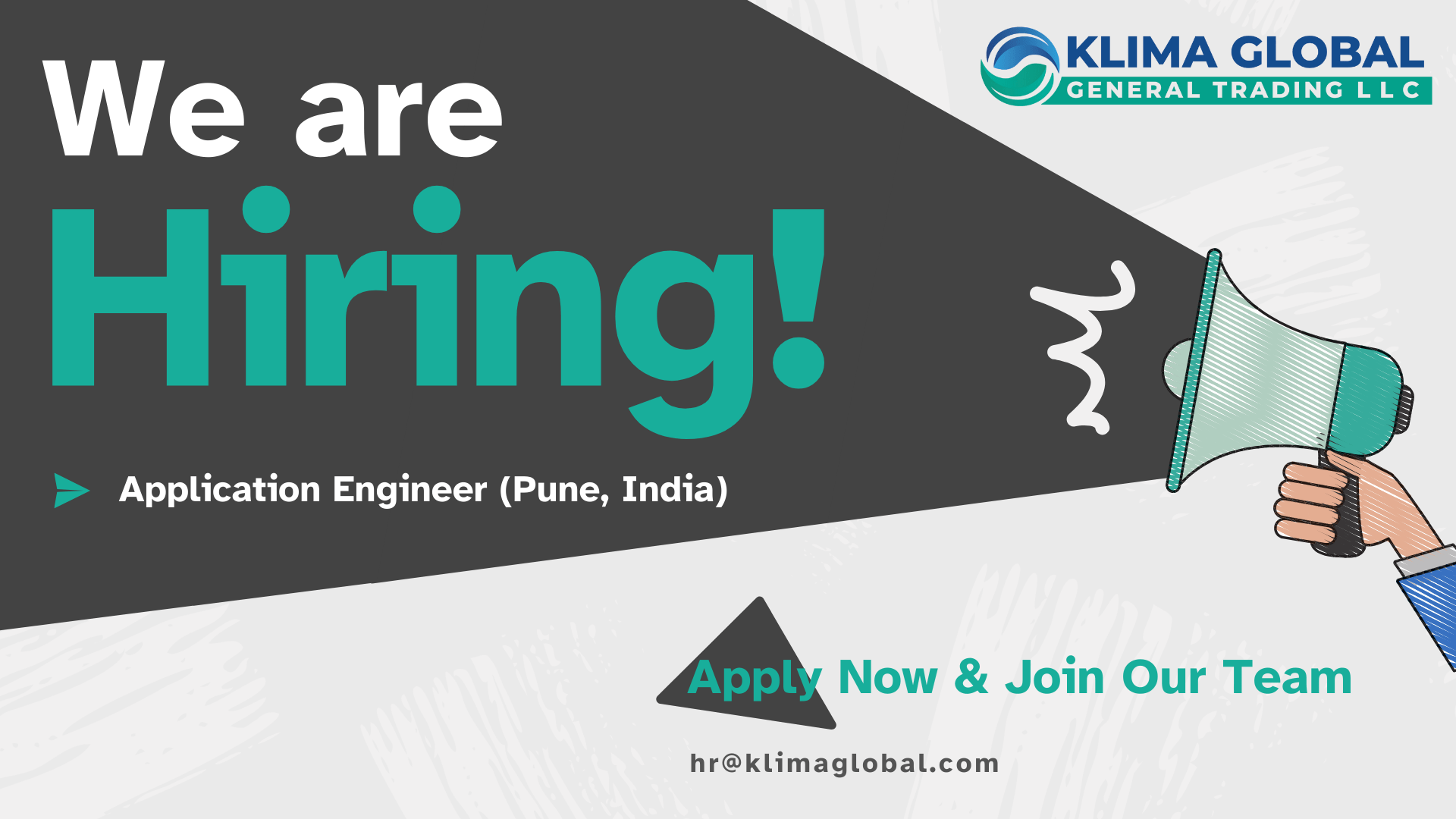 Now Hiring: Application Engineer – Pune, India | Klima Global