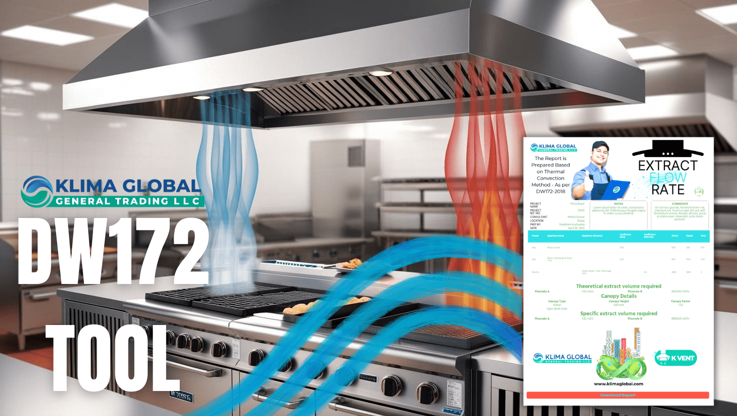 DW172 Tool-Thermal Convection based Calculator for Kitchen Ventilation ...