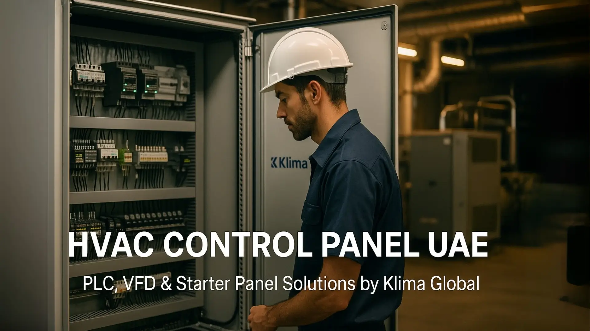 HVAC Control Panel UAE | PLC, VFD & Starter Panels – Klima Global