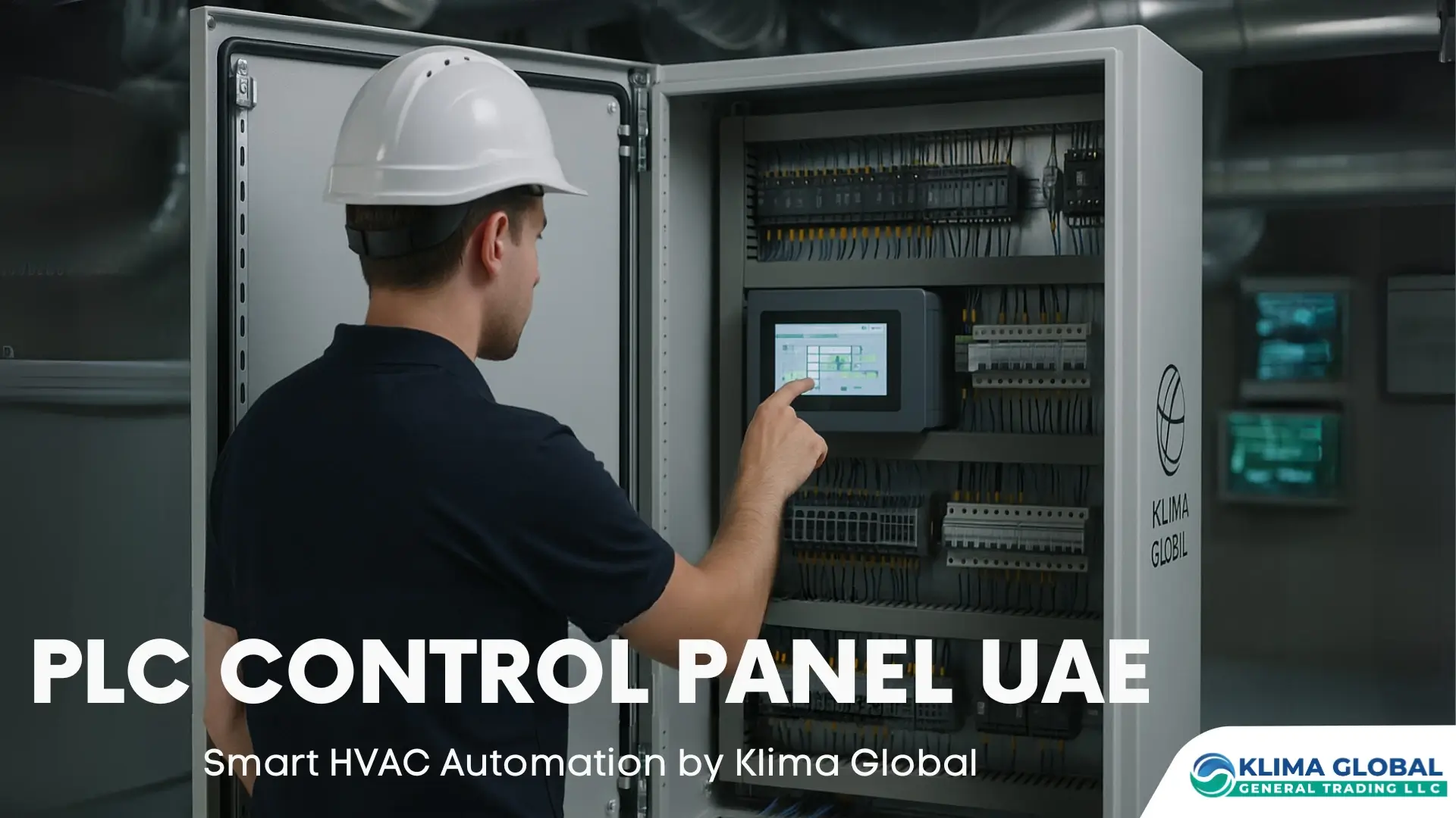 PLC Control Panel UAE | Smart HVAC Automation by Klima Global - Klima Global General Trading LLC
